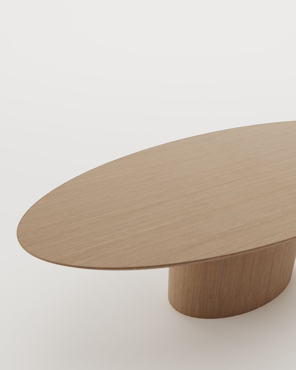 FLORENCE DINING TABLE - NATURAL OAK – Combine Home